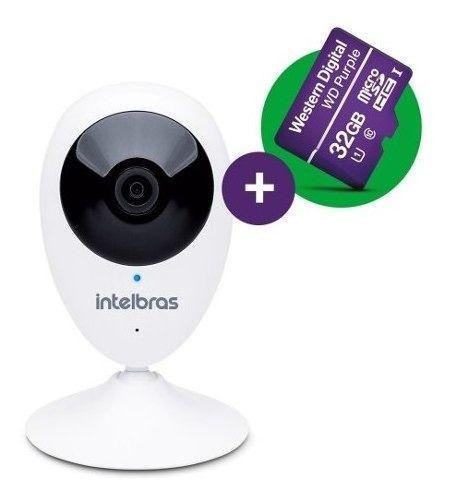 Câmera Intelbras Wi-fi Mibo Ic3 720p Com Cartão 32gb Purple - Câmera ...