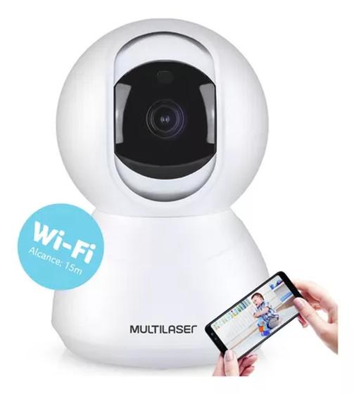 Câmera Inteligente Full HD IP Wi-fi C/ Rotação Multilaser Liv - SE221 ...