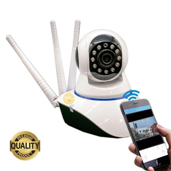 Câmera Ip 3 Antenas Wifi Wireless Yoosee Visão Noturna Importada - Jortan - Câmera IP - Magazine ...