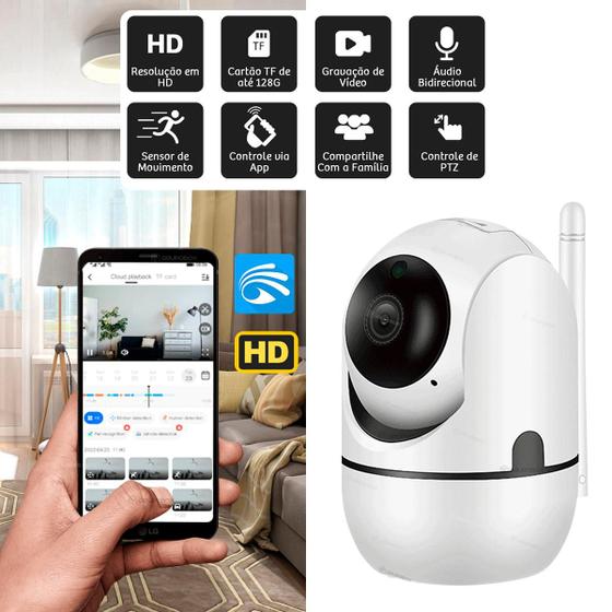 Camera Ip Baba Eletronica Wireless Microfone Integrado Wifi - Ip Camera ...