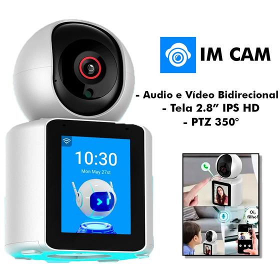 Camera IP, Bidirecional Para Video Conferencia e Baba Eletrônica Com ...