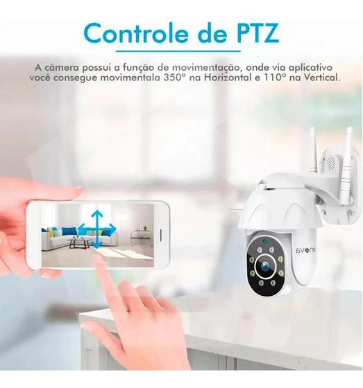 Camera Ip Giratória Wifi Ip Externa Pronta Entrega - Afc - Câmera IP ...