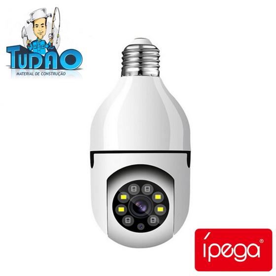 Câmera IP Robô 360º Bocal E27 KP-CA187 Ípega - Ipega - Câmera IP ...