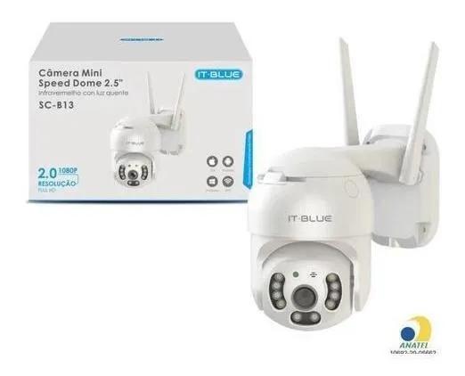 Câmera IP Segurança 2MP Wifi Dome Full Hd 1080p SC-B13 IT Blue ...