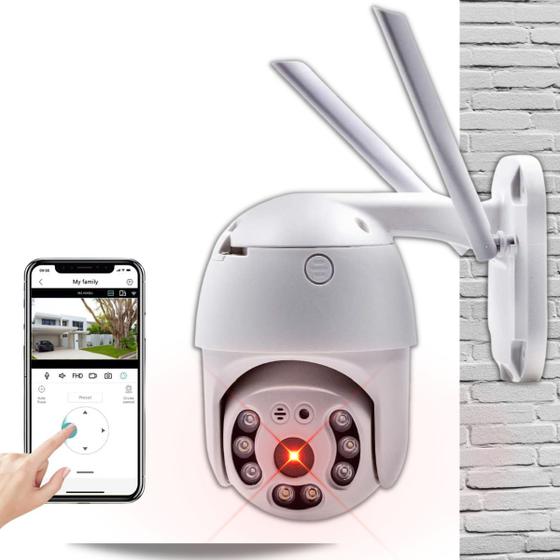 Câmera Ip Speed Dome A6 Icsee Full Hd 1080p Ptz Wifi Ip66 Prova D'água ...