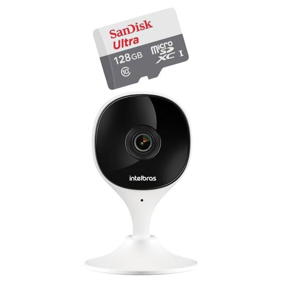 Câmera Ip Wi-fi Full Hd Imx C Mibo Intelbras + Sd 128gb Ultra - Câmera ...