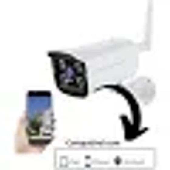 Câmera Ip Wifi Externa Fixa Prova D 'água Ip66 - afc - Câmera IP ...