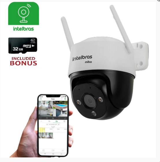 Camera Ip Wifi Inteligente Intelbras Im7 Giratoria 360 Externa Full ...