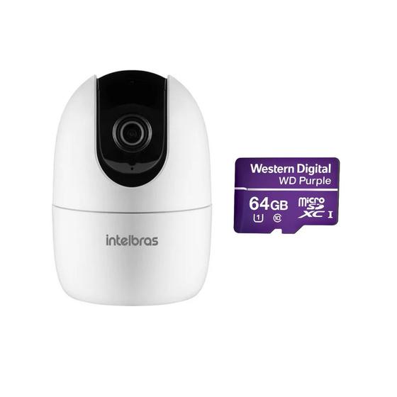 Câmera Mibo iM4 C + Cartão SD 64Gb WD Purple - Intelbras - Câmera ...