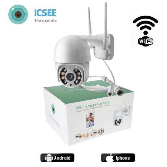 Camera Monitoramento À Prova DÀgua Ip Wifi A8 Segurança Casa Empresa ...