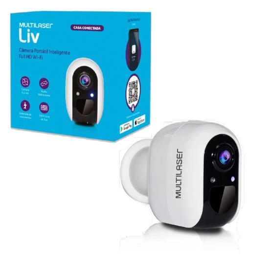 Câmera Portátil Multilaser Liv Inteligente Full HD - SE227 - Câmera ...