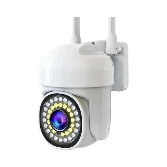 Câmera PTZ WiFi Dual-band À Prova D'água Para Exteriores Tuya Com Áudio ...