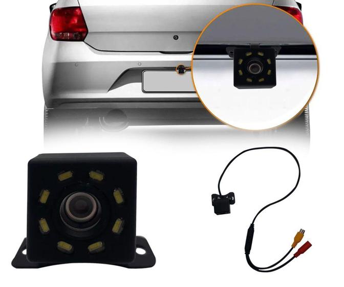 Câmera Ré 8 Leds Universal Quadrada Imagem Hd Com Visão Noturna Tomate ...