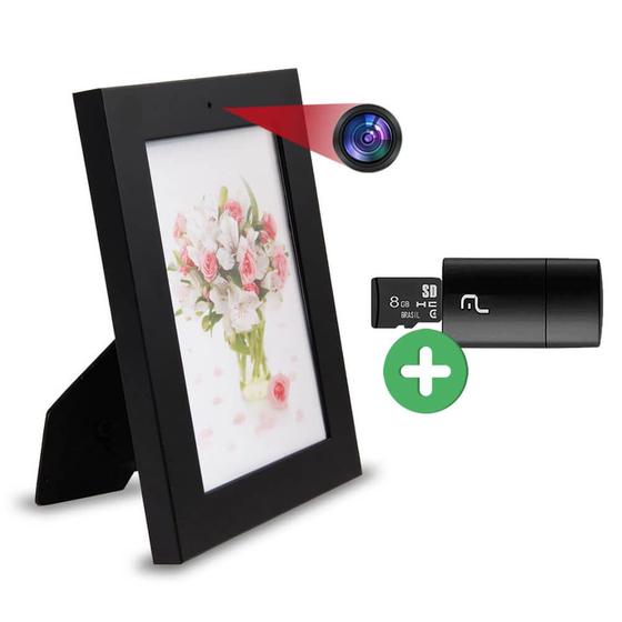 Câmera Secreta Porta Retrato com Sensor Presença - 8GB - Empório Forte ...