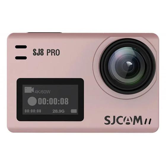 Câmera Sjcam Sj8 Pro Actioncam 2.33'' Touch Tela 4K Rose Gold - Câmera ...