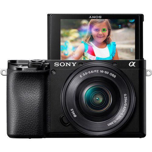 Câmera sony a6100 mirrorless com lente 16-50mm ilce6100l br - Câmeras e ...