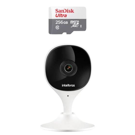 Câmera Wi-fi Full Hd Imx C Intelbras + Sd 256gb Ultra - Câmera ...