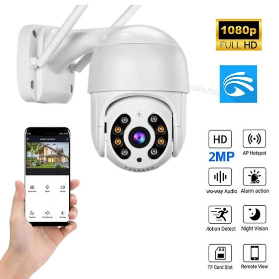 Câmera Wifi Externa 360 Ip Prova d'agua Yosee AutoTracking Onvif - KAPB ...