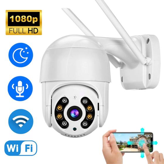 Câmera Wifi Sem Fio Externa Ip66 Prova D'água Infravermelho Hd - Camera ...