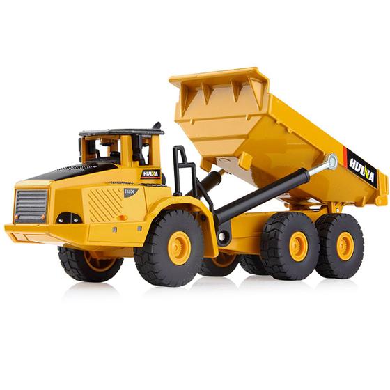 Caminhão Caçamba Brinquedo Maquina Articulada Huina Patrola Construção ...