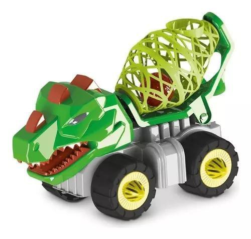 Caminhão Dinossauro Betoneira Dino Construction - SAMBATOYS - Caminhões ...