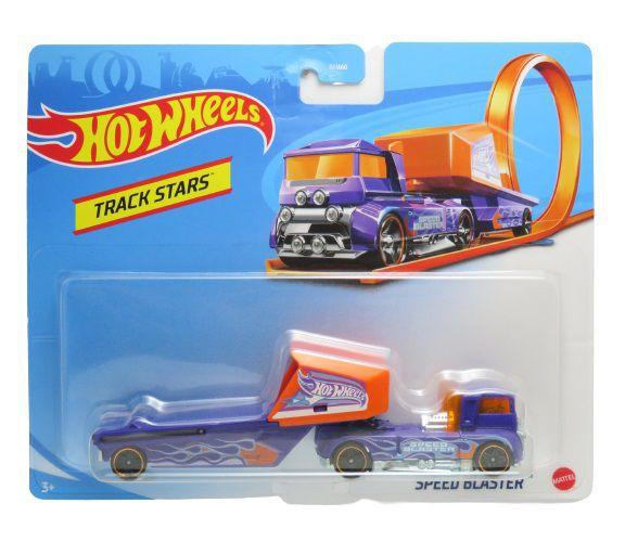 Caminhão Guincho Plataforma Speed Blaster Track Stars 1 64 Hot