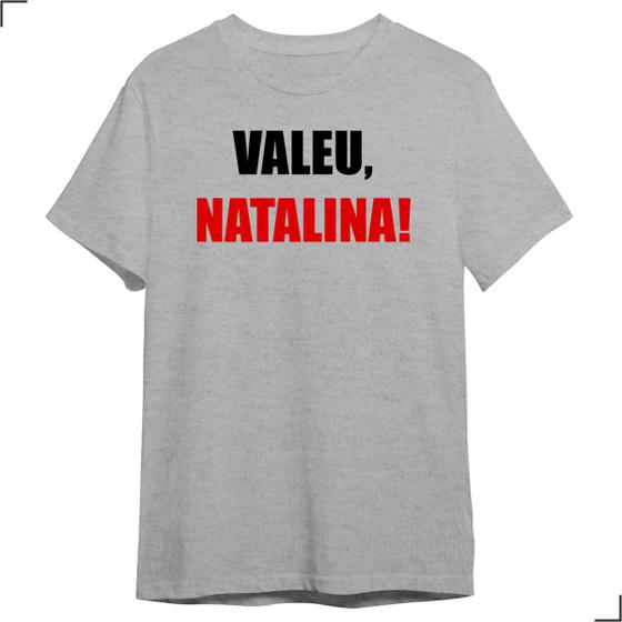 Camisa Básica Pro Natal Frase Engraçada Meme Valeu Natalina - Asulb ...