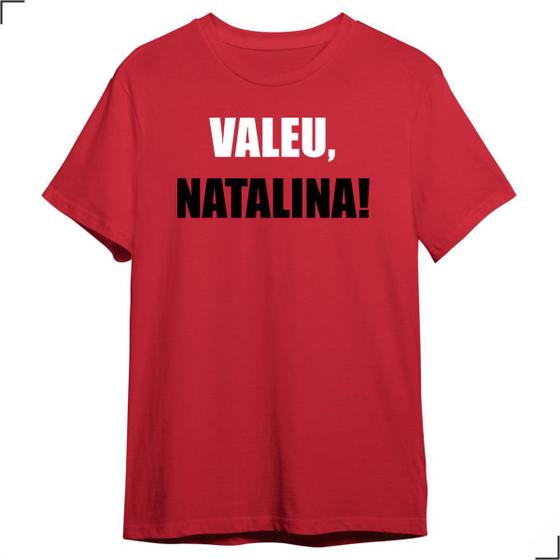 Camisa Básica Pro Natal Frase Engraçada Meme Valeu Natalina - Asulb ...