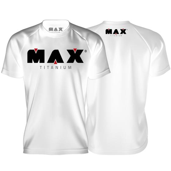 Camisa Branca Dry Fit Poliéster Max Tianium - Max Titanium - Outros ...