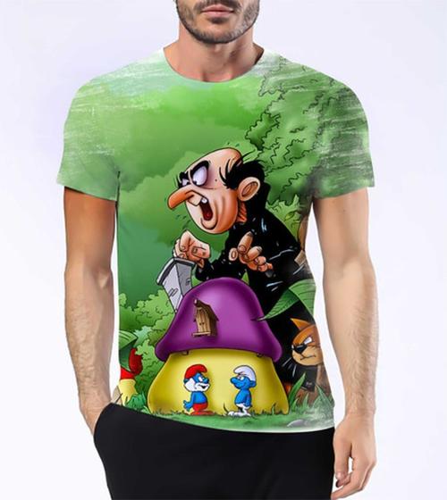 Camisa Camiseta Gargamel Mago Vilão Dos Smurfs Azuis Hd 8 - Estilo ...