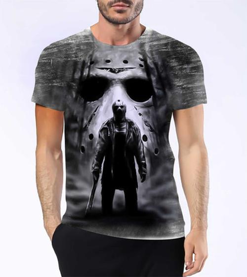 Camisa Camiseta Jason Voorhees Sexta-feira 13 Slasher Hd 8 - Estilo ...