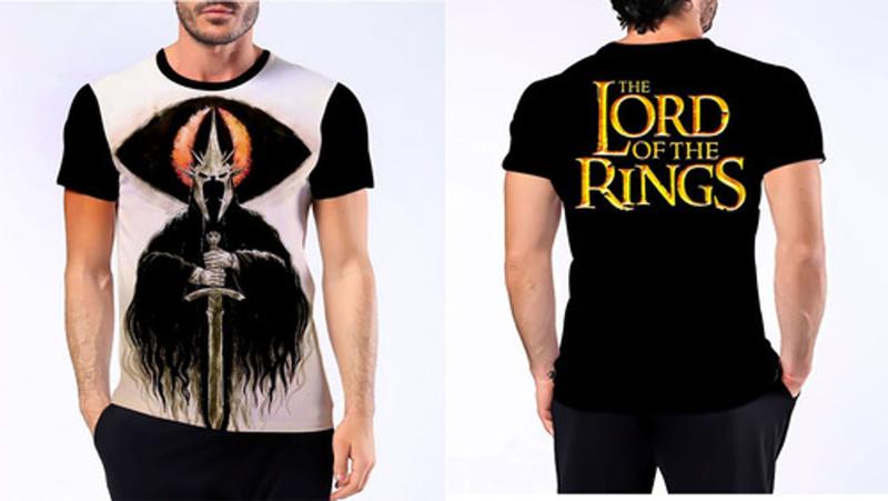 Camisa Camiseta Sauron Lord Of The Rings Senhor Dos Anéis 2 - Estilo ...