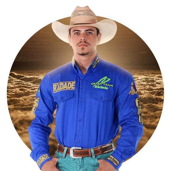 camisa country radade manga longa rodeio cowboy masculina agro ...