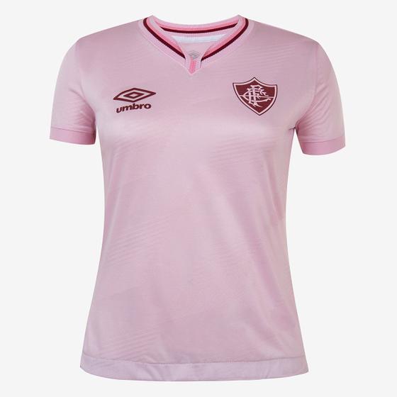 Camisa Fluminense Outubro Rosa 24/25 s/n Torcedor Umbro Feminina ...