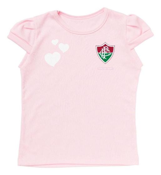Camisa Infantil Fluminense Baby Look Rosa Oficial - Torcida Baby ...
