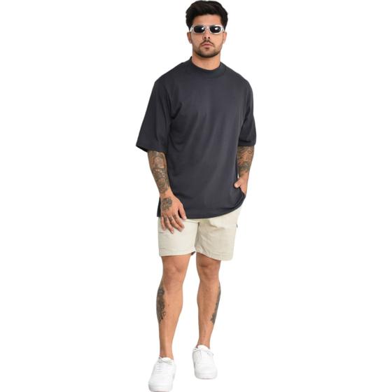 Camisa oversized masculina nova moda homem moderno envio rapido ...