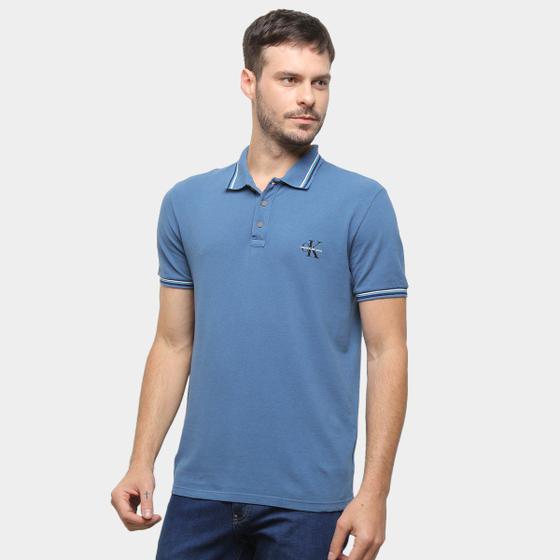 Camisa Polo Calvin Klein Logo Masculina - Camisas Masculinas - Magazine ...