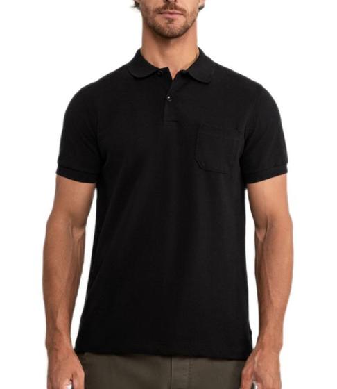 Camisa Polo Masculina Preta - Alfa Dez - Camisas Pólo Masculinas ...