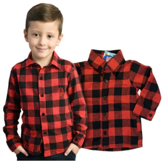 Camisa Xadrez Masculina Bebê menino - Roupa Infantil Tam. 1 ao 10 - Festa Junina - Miguelito ...