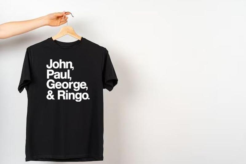Camiseta 100% Algodão - John, Paul, George e Ringo - The Beatles ...