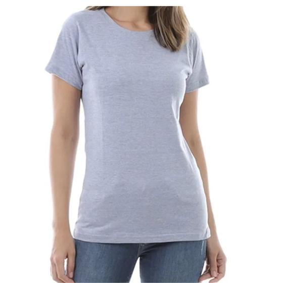 Camiseta Branca Feminina ou Masculina Básica Lisa - Mena Infinity ...