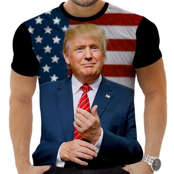 Camiseta Camisa Personalizada Famosos Donald Trump 6_x000D_ - Zahir ...