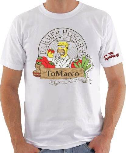 Camiseta Camisa The Simpsons Homer Simpsons Tomacco Anime Ne - Vetor ...