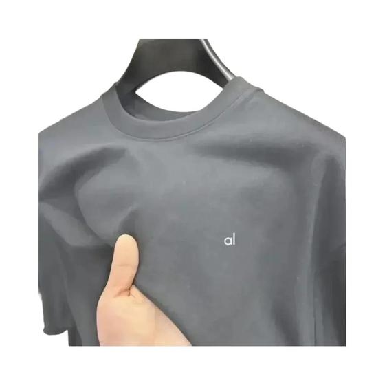 Camiseta De Manga Curta Feminina 2025 Marca De Moda Alo Impressão Y2k ...