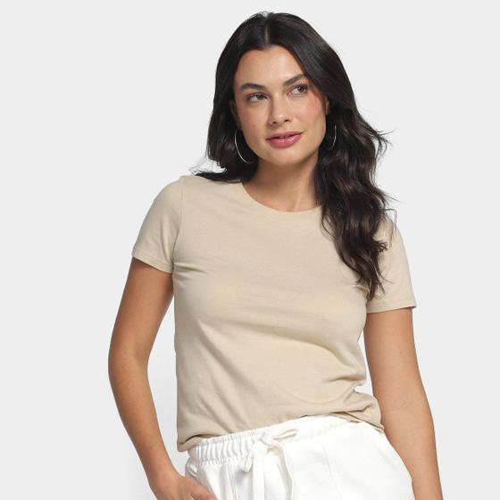 Camiseta Hering Básica Feminina - Camiseta Feminina - Magazine Luiza