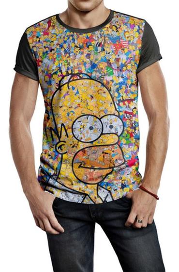 Camiseta Masculina Homer Simpson Os Simpsons Ref:435 - smoke - Camiseta ...