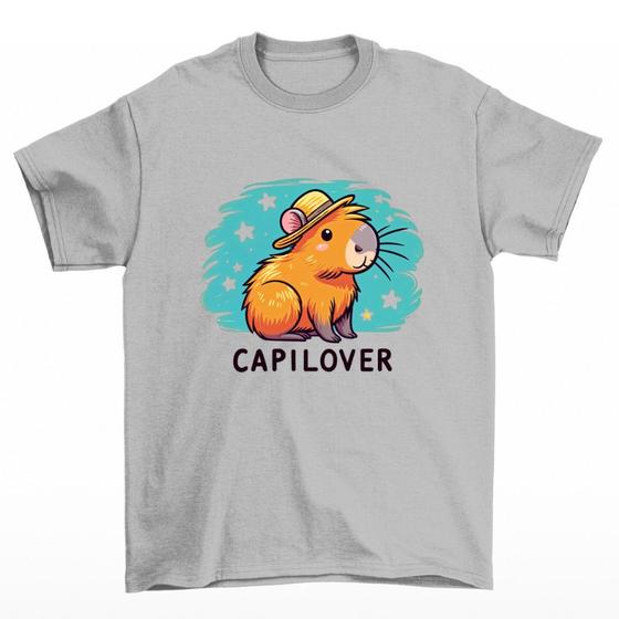 Camiseta Personalizada Capivara Capibara Capilover Unissex Camisa 100% ...