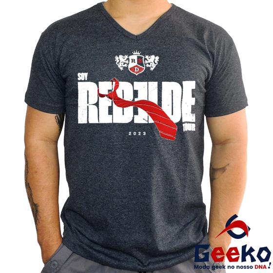 Camiseta Rebelde 100% Algodão RBD Geeko - Moletom / Blusão Feminino ...