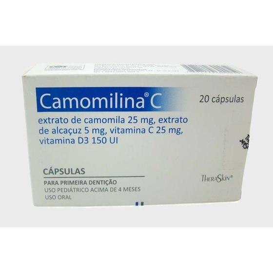 Camomilina C Theraskin Com 20 Cápsulas - Medicamentos - Magazine Luiza