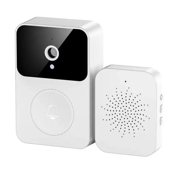 Campainha com câmera de vídeo Intercomunicador sem fio, recarregáveis - Smart doorbell ...